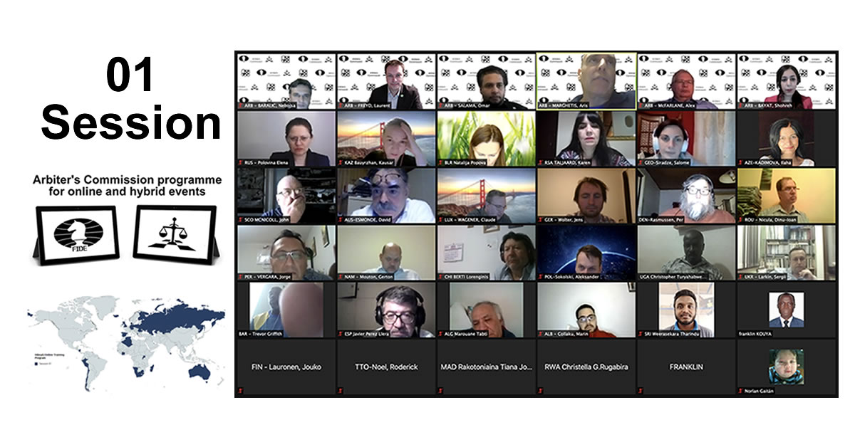 ARB Training Programme – Session 01 – FIDE Arbiters' Commission