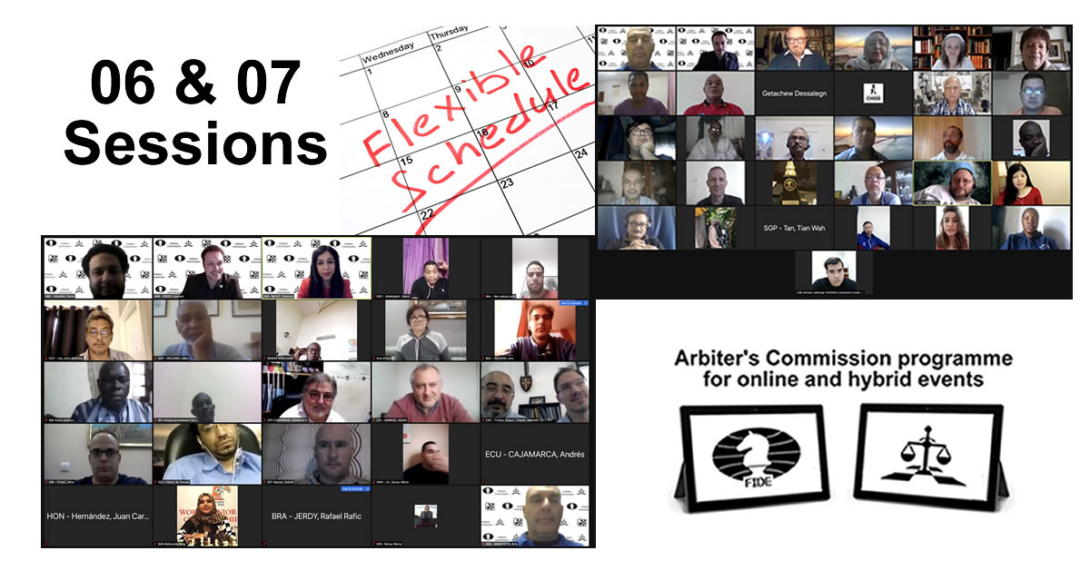 ARB Training Programme – Sessions 06 & 07 – FIDE Arbiters' Commission