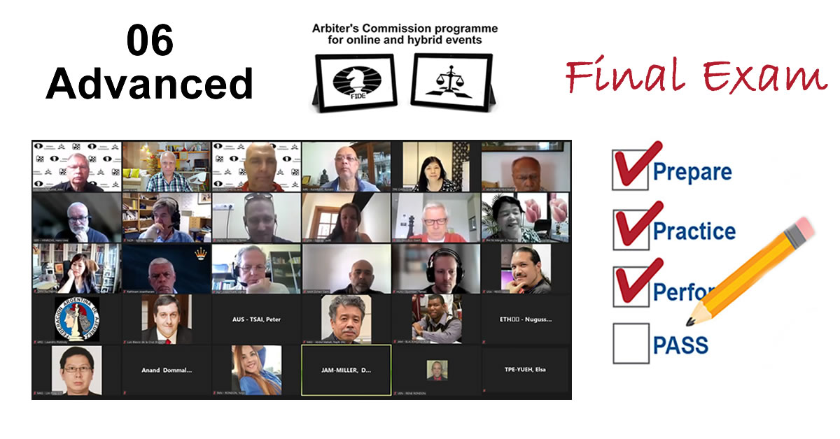 ARB Training Programme – Advanced Session 06 – FIDE Arbiters' Commission