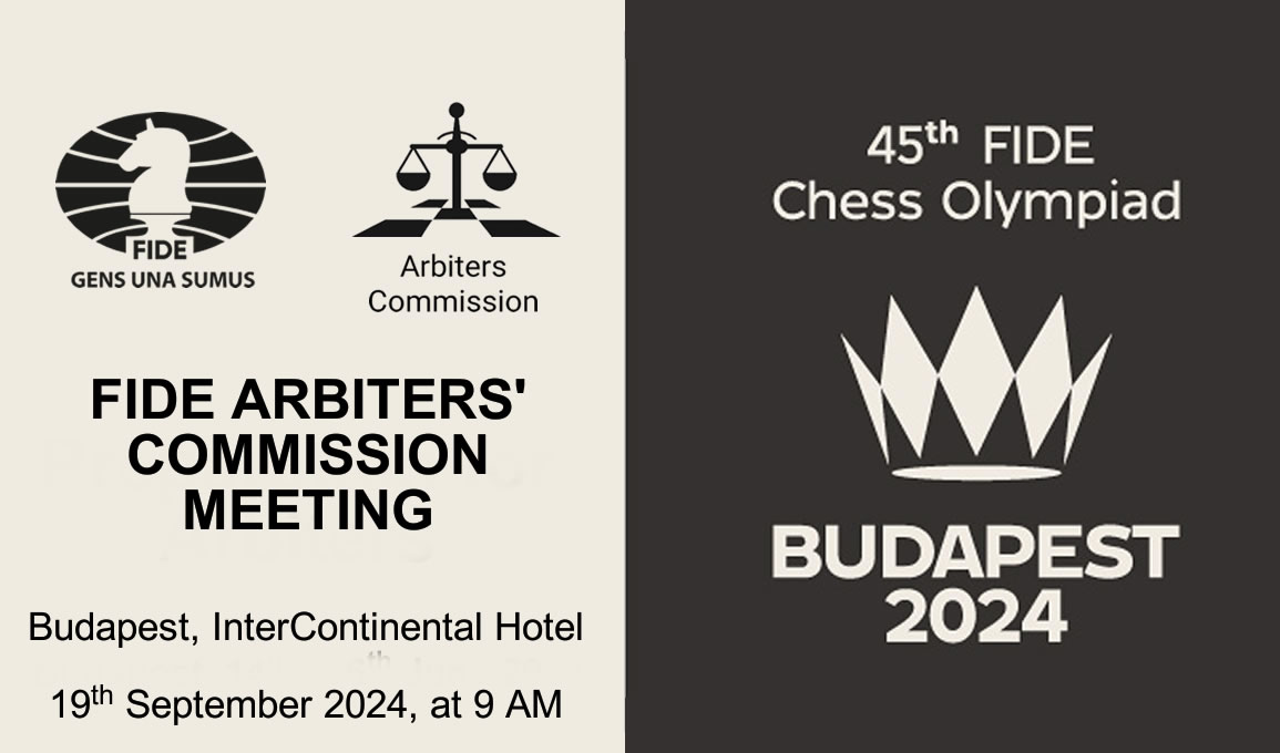 FIDE Arbiters’ Congress Meeting (Budapest 2024) – Invitation – FIDE ...